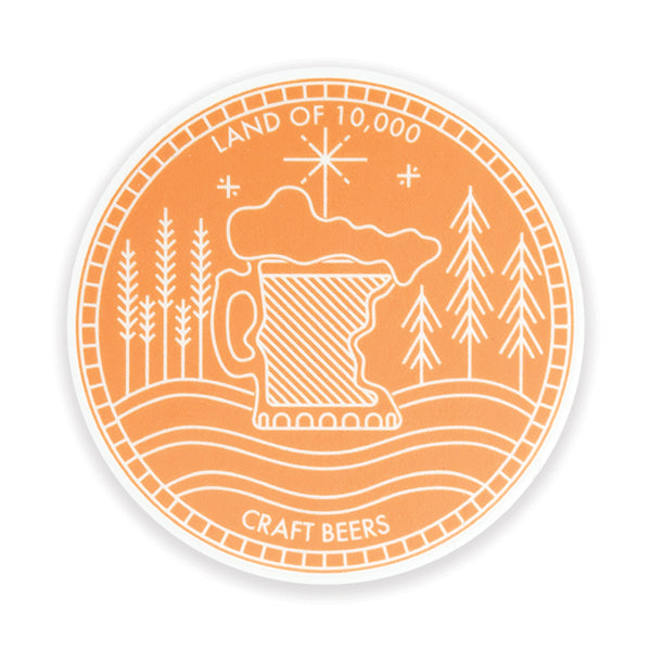 Land of 10K Craft Beers - Sticker – Small Box Market